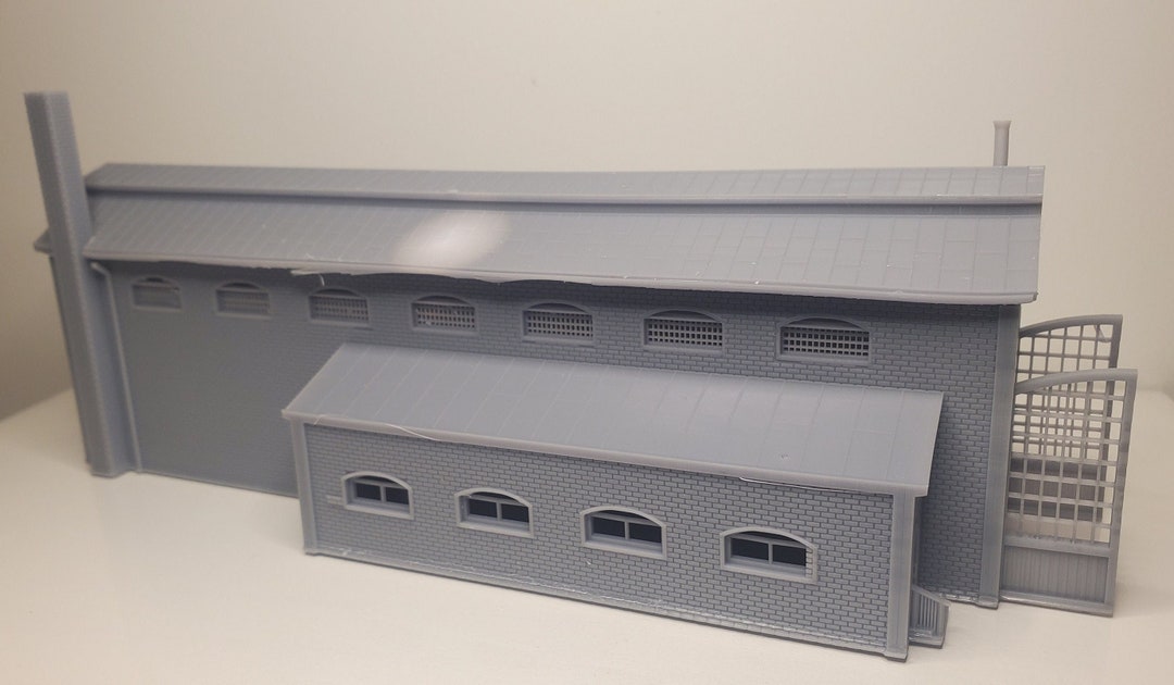 N Scale Train Repair Shop Building - Etsy
