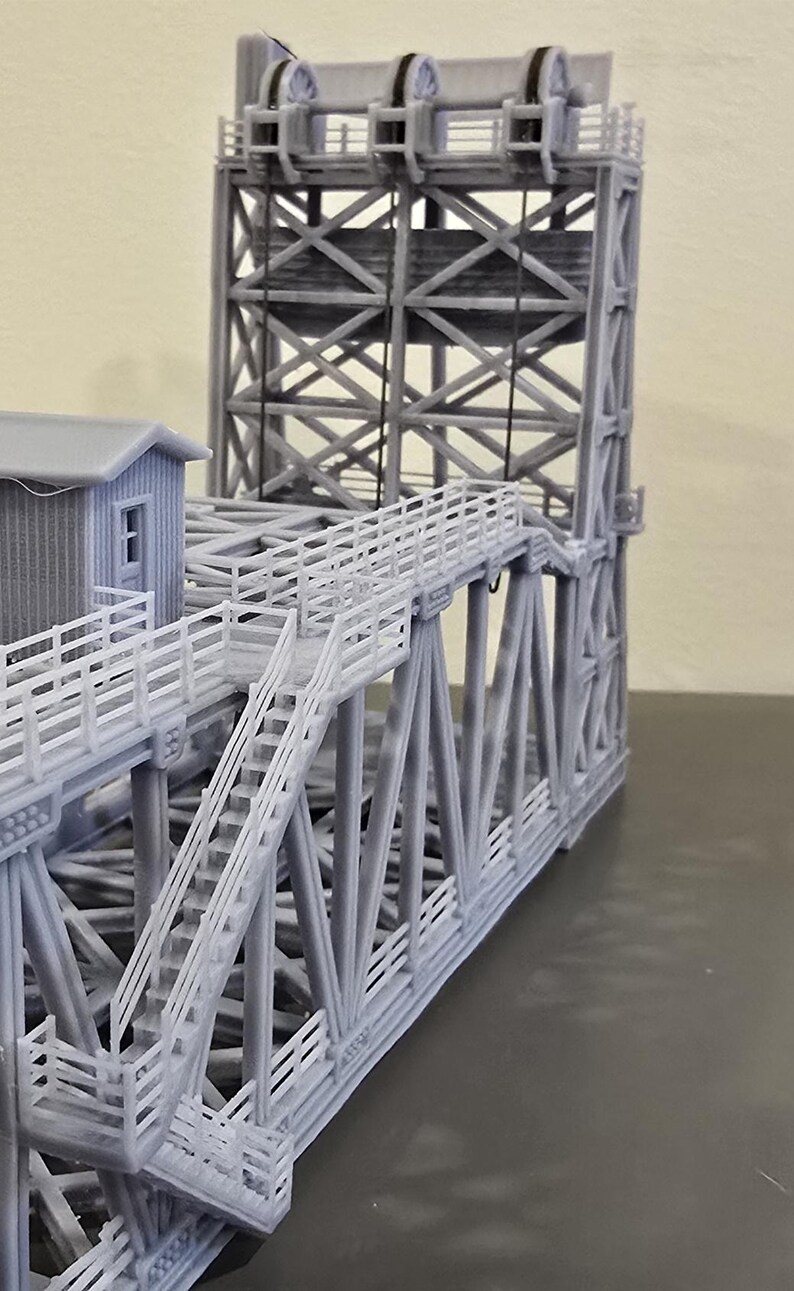 N Scale Lift Bridge 1:160 - Etsy