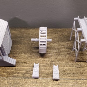 N Scale Building 1:160 Watermill - Etsy