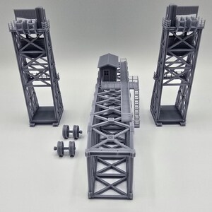 N Scale Lift Bridge Single-track 1:160 - Etsy