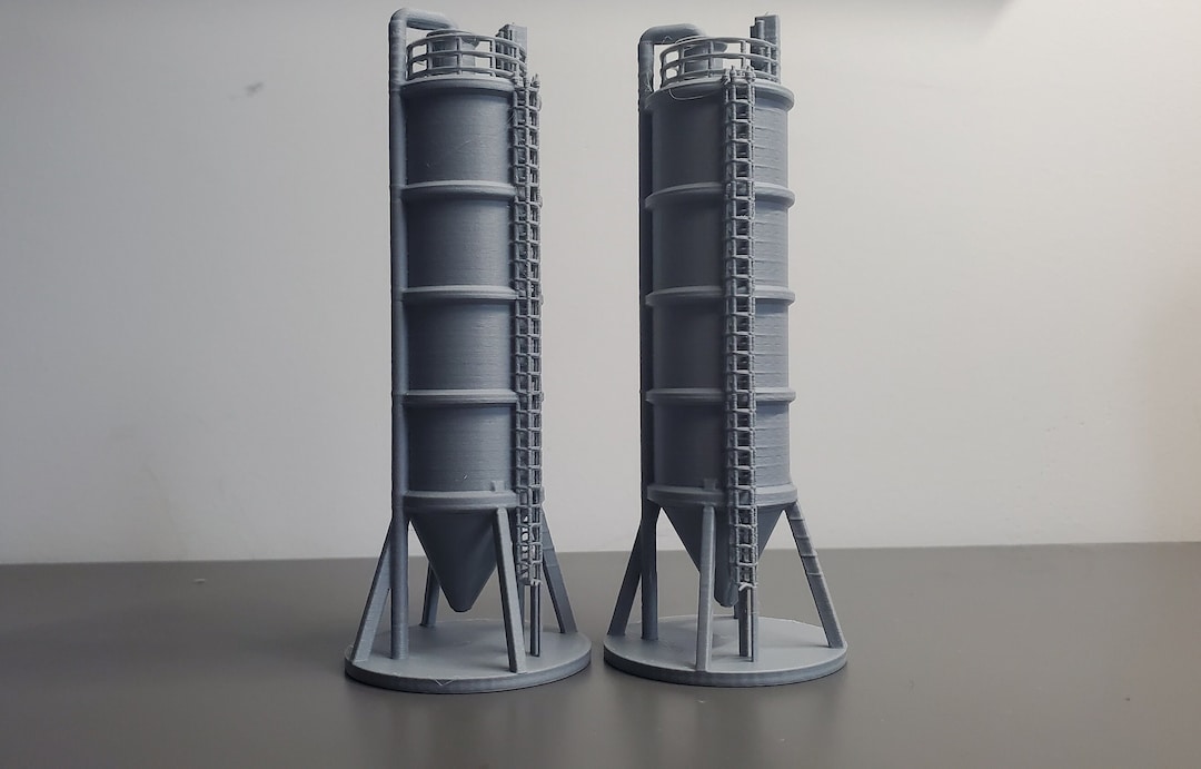 N Scale Industrial Silos 1:160 (pair) - Etsy