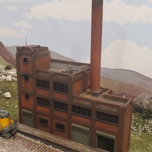 N Scale Building, Factory, Industrial Building - Etsy