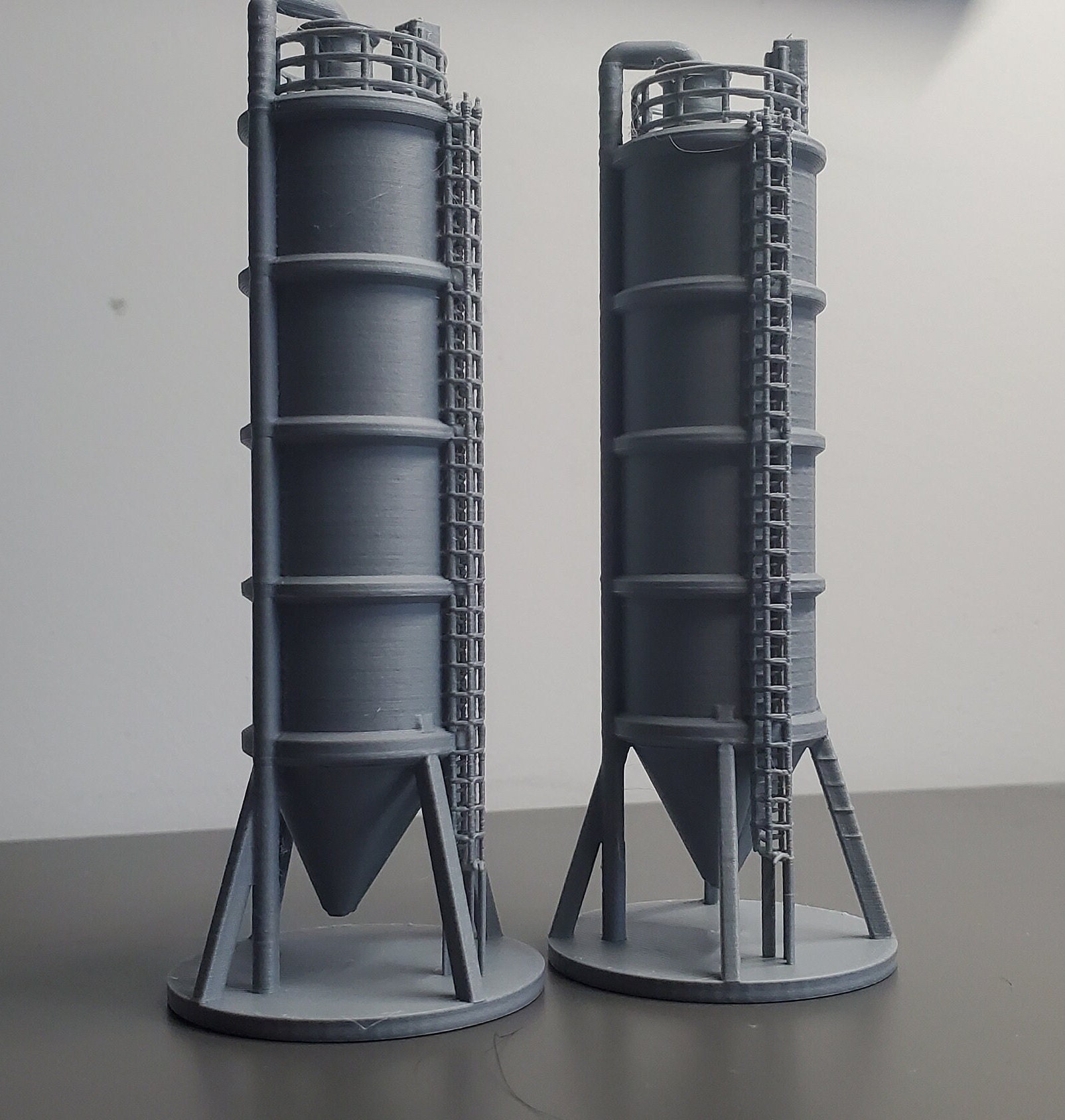 N Scale Industrial Silos 1:160 pair - Etsy