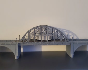 N Scale Structure 1:160 Bridge for Model Railroad - Etsy