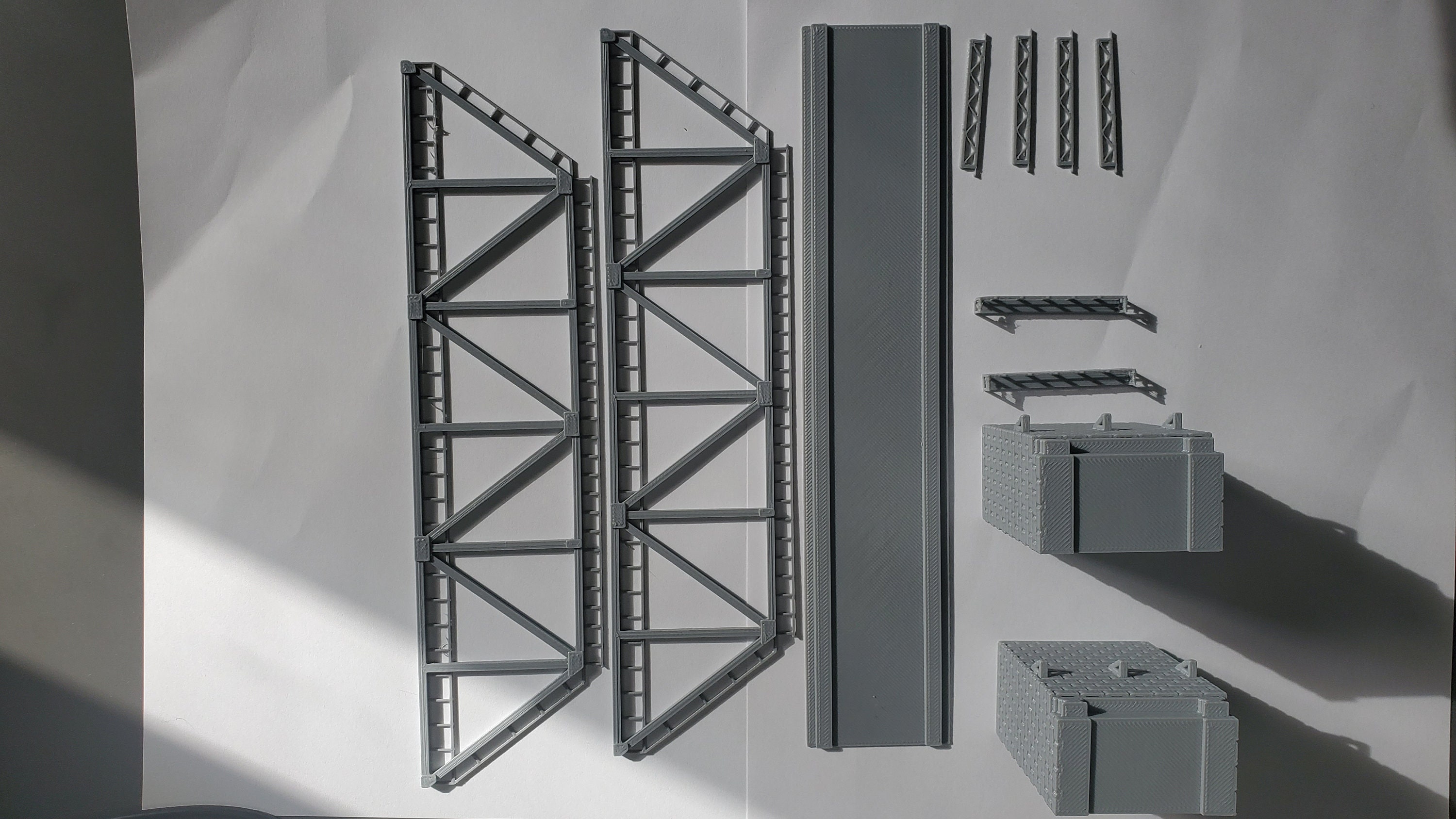 N Scale Single Track Bridge 1:160 Model Railroad. - Etsy