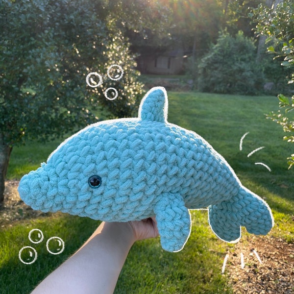 Crochet Dolphin - Etsy