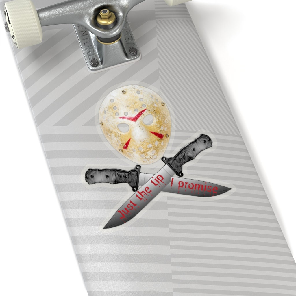 Movie Sticker just the Tip Sticker Halloween Jason Sticker / Scary Meme ...