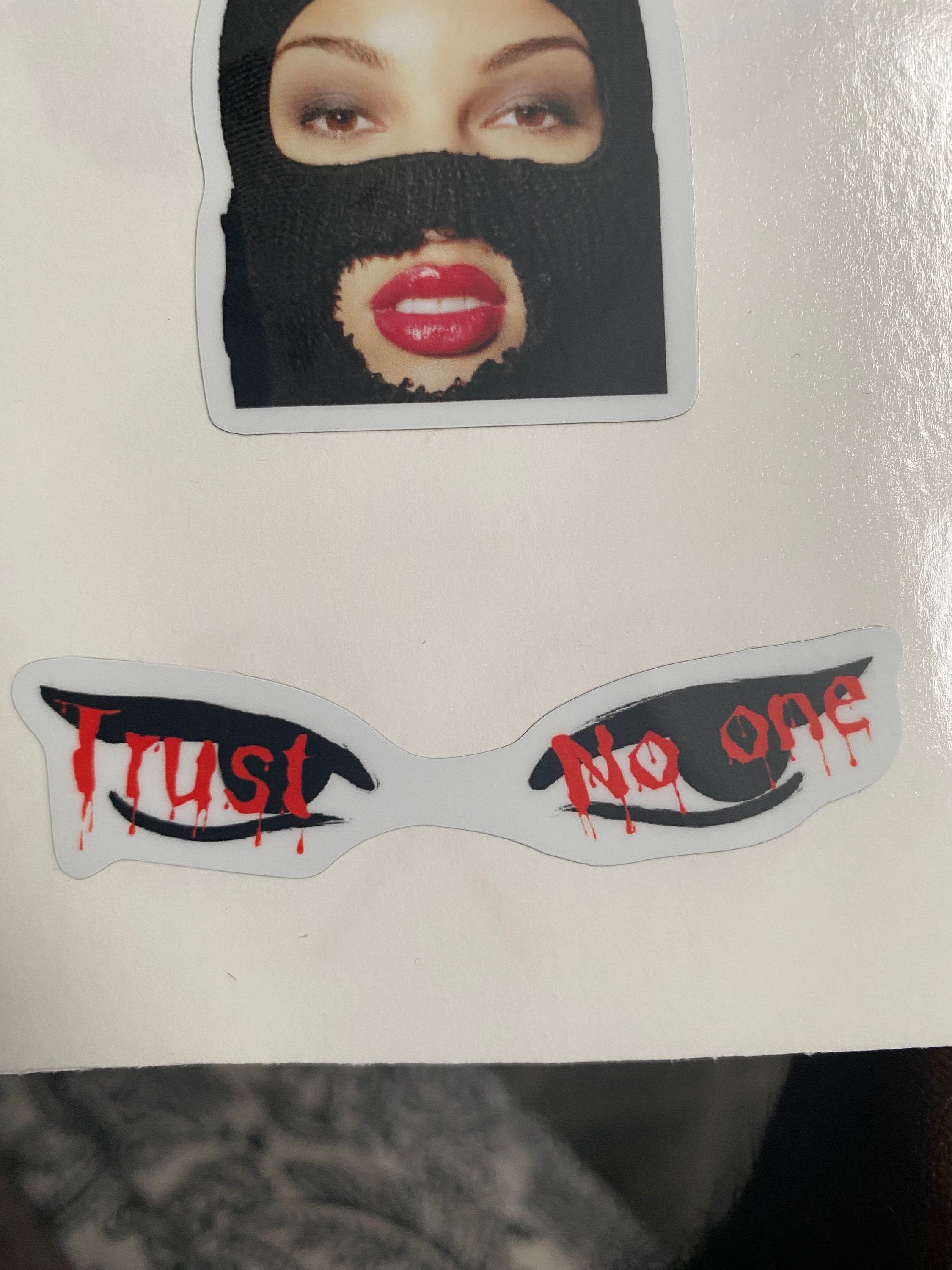 Trust No One Sticker Anime Car Sticker/ Thug Life Sticker / - Etsy