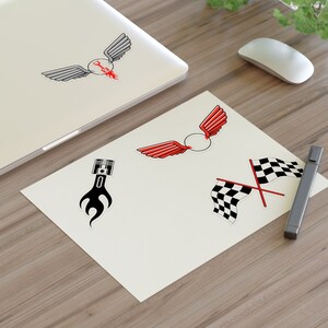 Street Race Sticker Pack - Checker Flag Sticker, Car Life Sticker ...