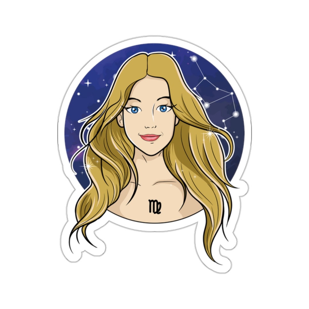 Zodiac Sign Sticker - VIRGO Sticker / Virgo Zodiac Sticker / Virgo ...