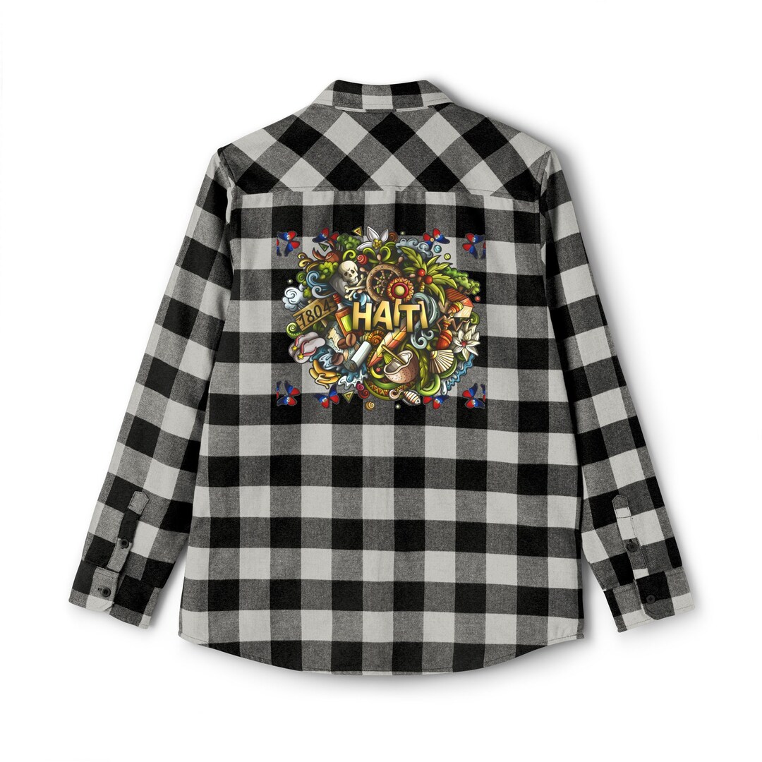 Haiti Flannel Shirt - Haitian Pride Shirt / 1804 Haitian Independence ...