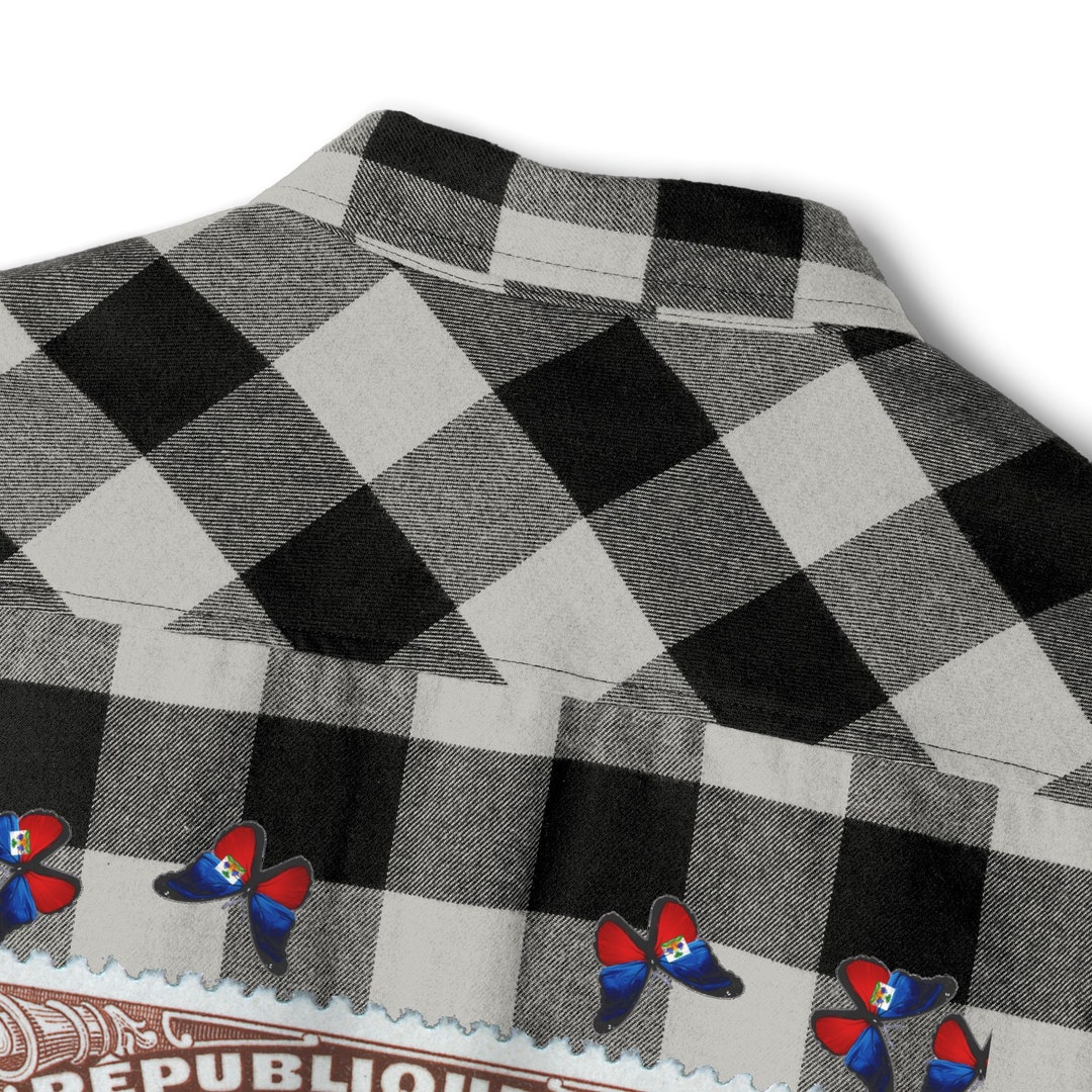 Haiti Flannel Shirt: Haitian Pride, Zoe Life - Etsy
