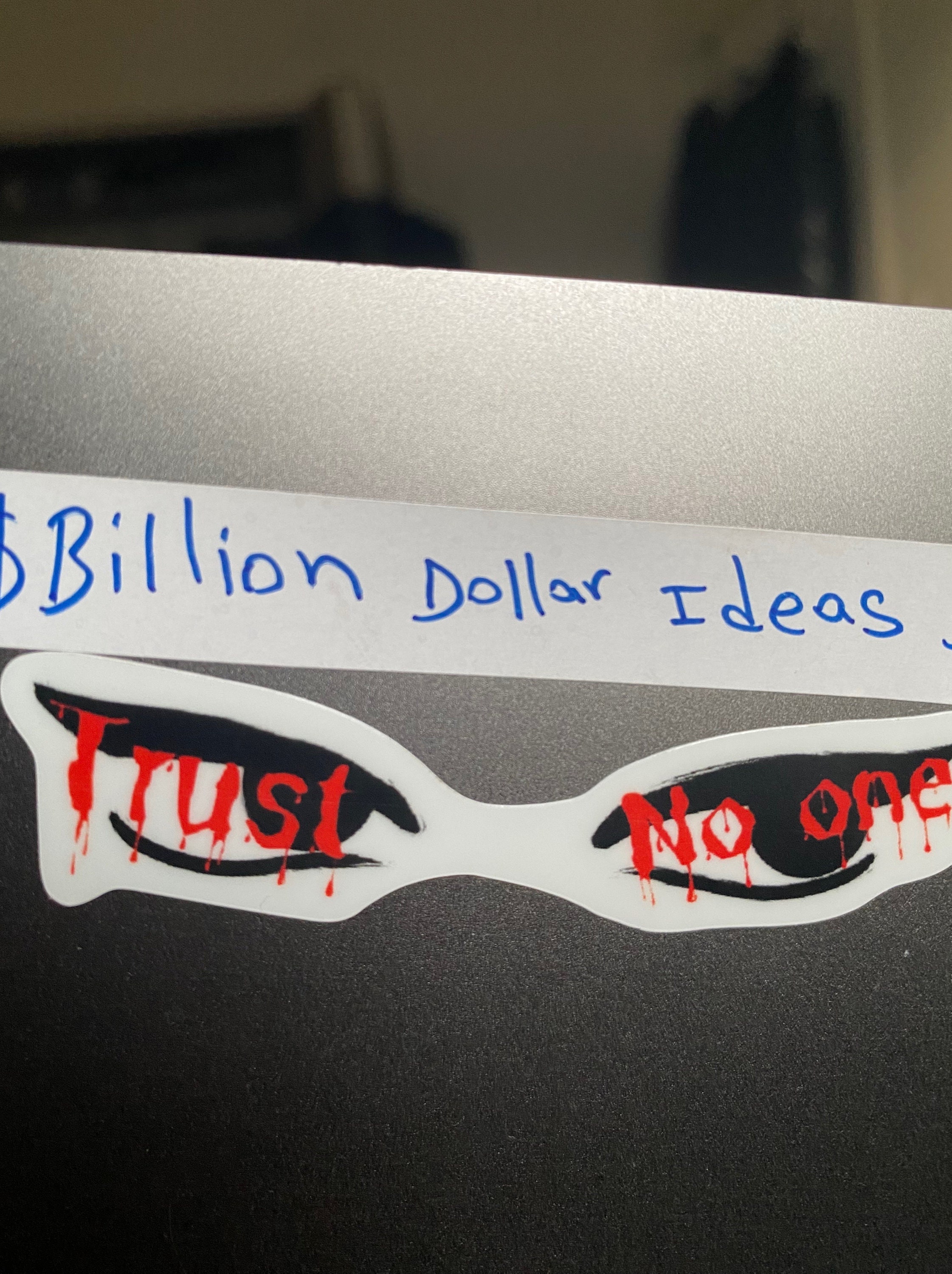 Trust No One Sticker Anime Car Sticker/ Thug Life Sticker / - Etsy