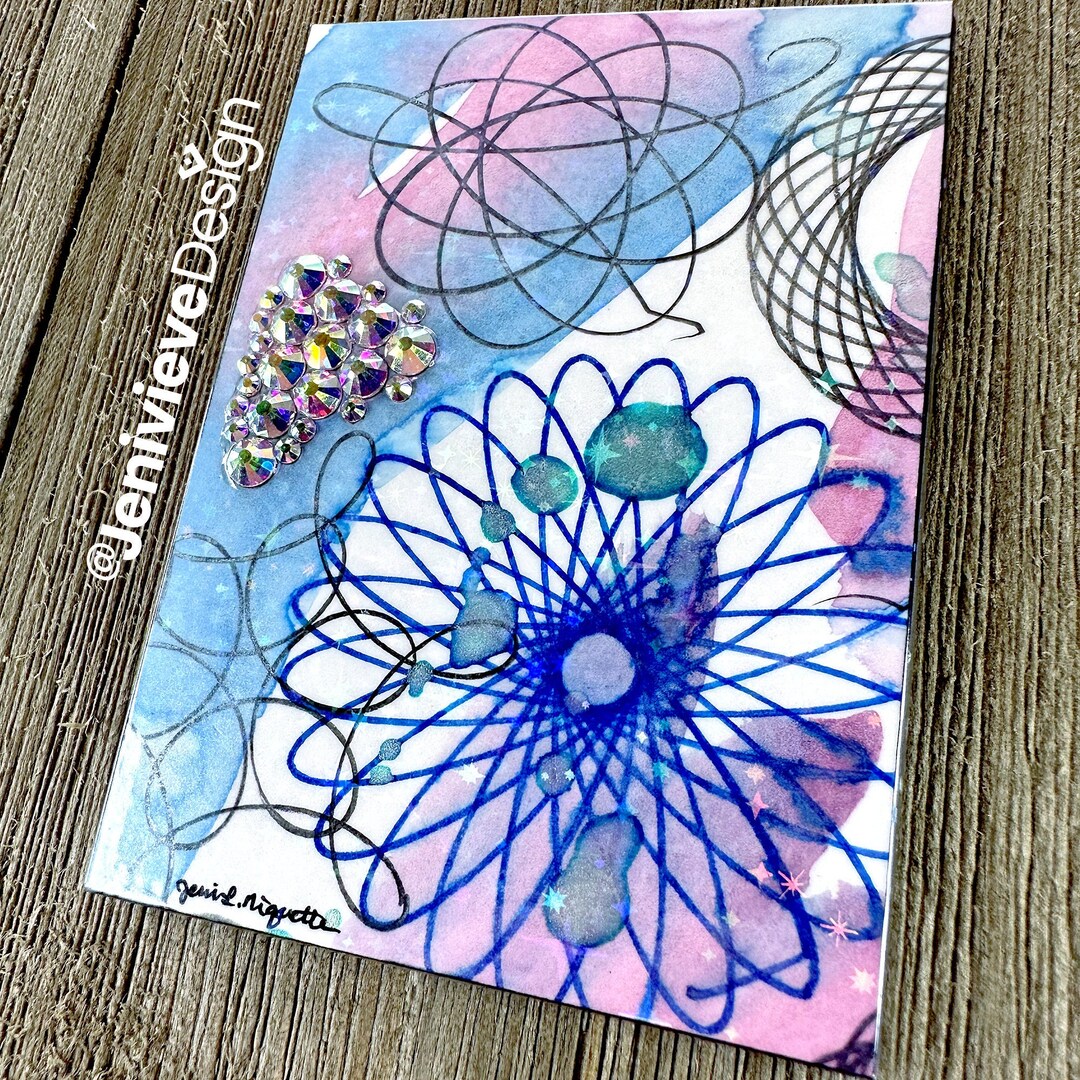 Neurodivergent Visual Stim Sparkle Art: Abstract W/gems Jewels - Etsy