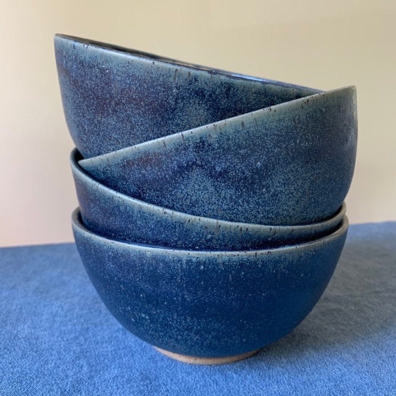 Modern Handmade Ceramic Stacking Bowls - Etsy