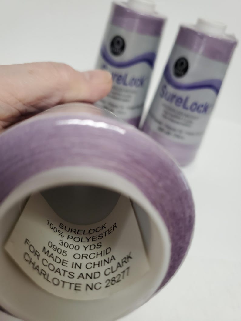 Coats & Clark Surelock Serger Thread-4pk-various Colors - Etsy