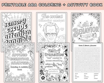 behavior coloring pages