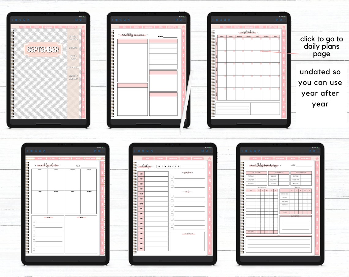 Digital School BCBA Planner BCBA Notebook BCBA Data - Etsy