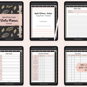 Digital BCBA Study Notebook and Planner | BCBA Notebook for Goodnotes ...
