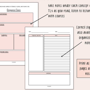 Printable BCBA Study Notebook and Planner | BCBA Notebook | Study Prep ...