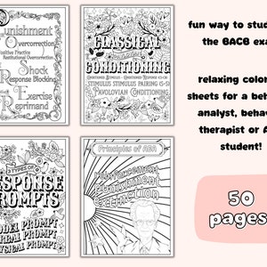 Applied Behavior Analysis Coloring Book | ABA Activity Book | ABA ...