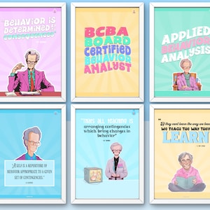 Applied Behavior Analysis Posters | ABA Wall Art | BCBA Wall Art - Etsy