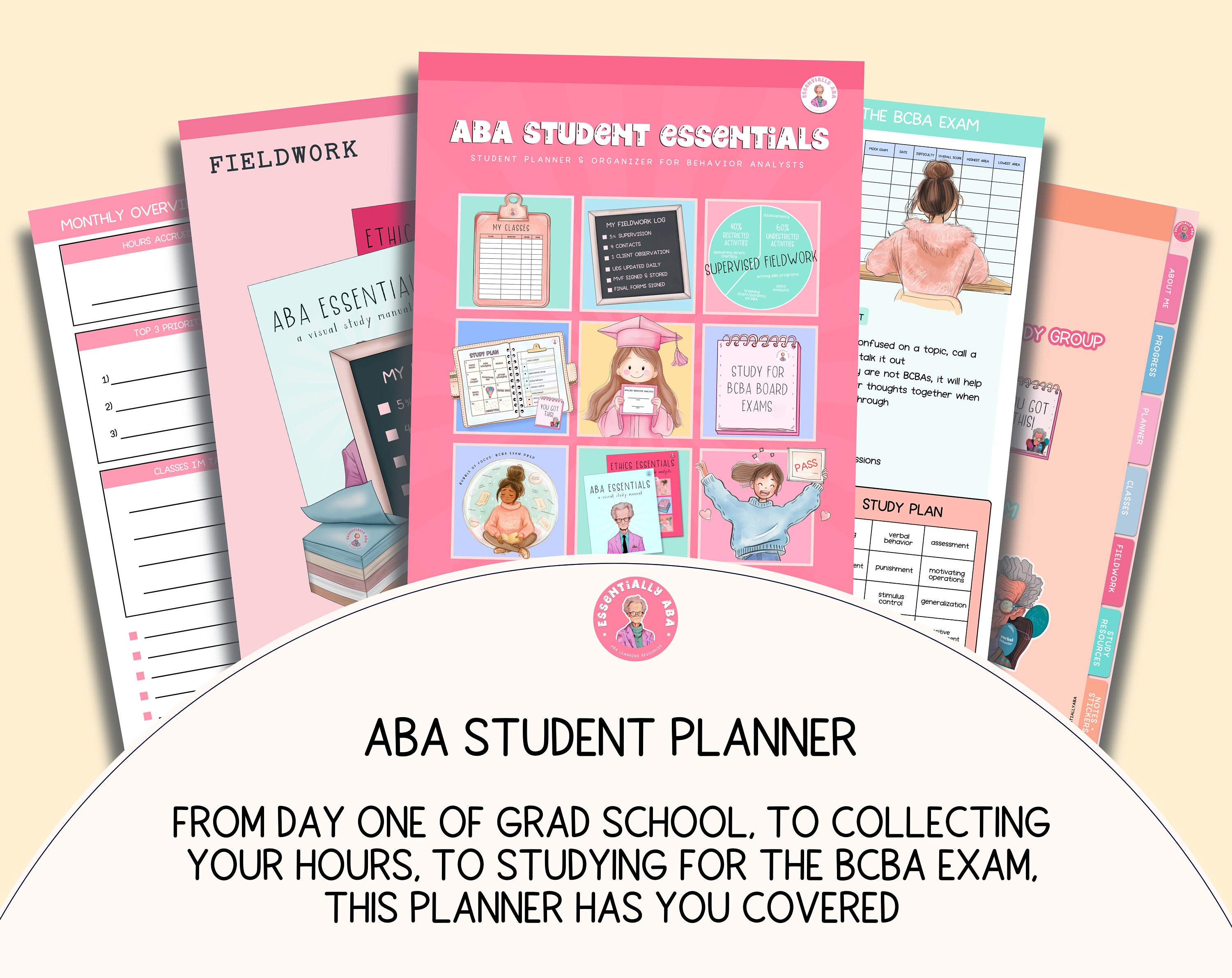 ABA Student Essentials: Student Planner and Organizer for Behavior ...