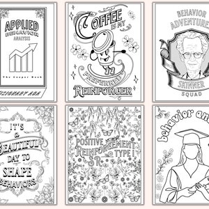 Applied Behavior Analysis Coloring Book | ABA Activity Book | ABA ...