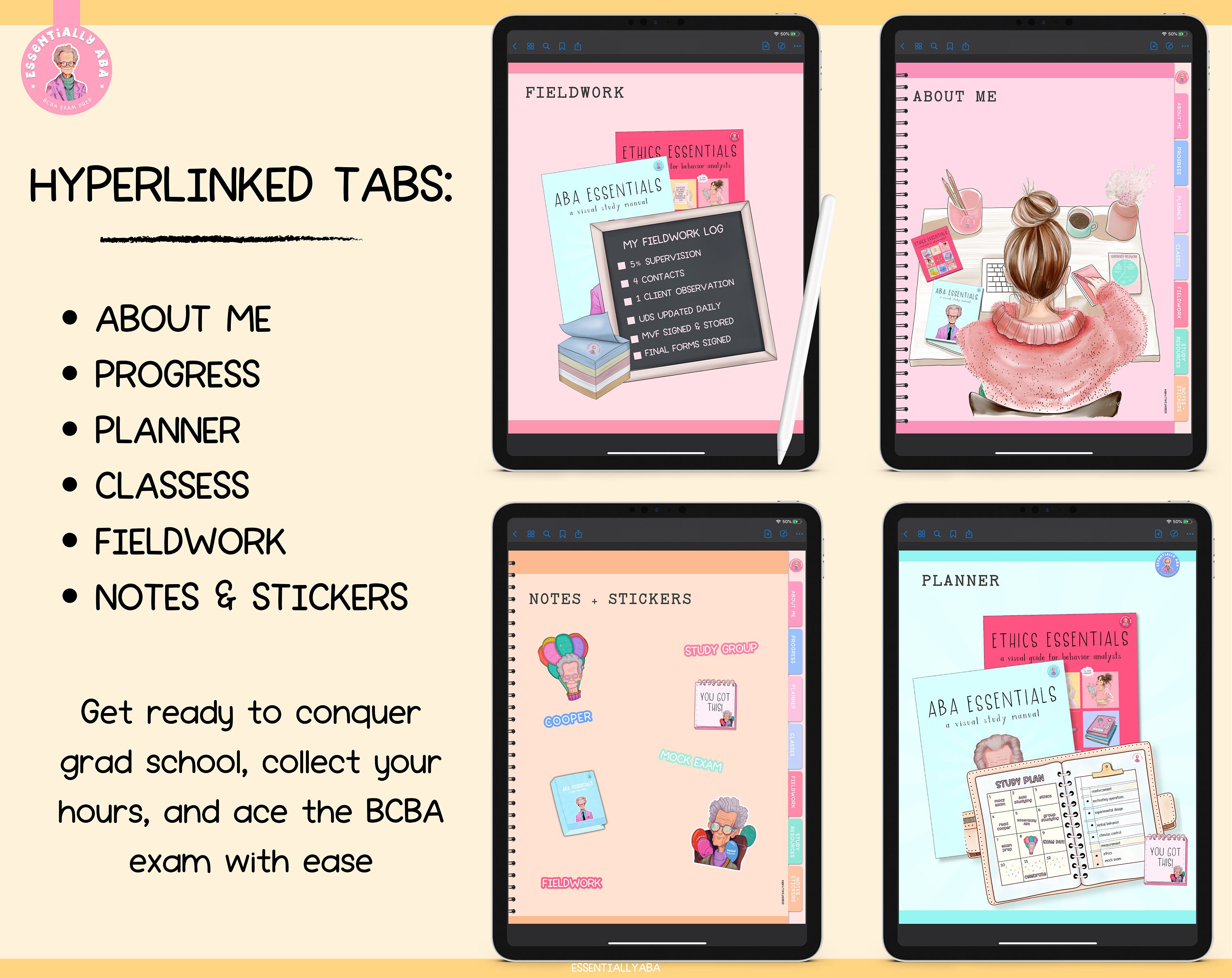 ABA Student Essentials: Student Planner and Organizer for Behavior ...