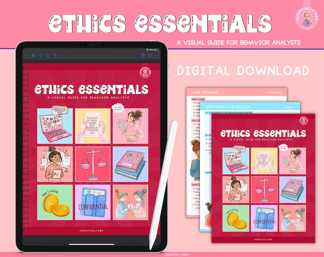 Ethics Essentials: A Visual Guide for Behavior Analysts - Etsy