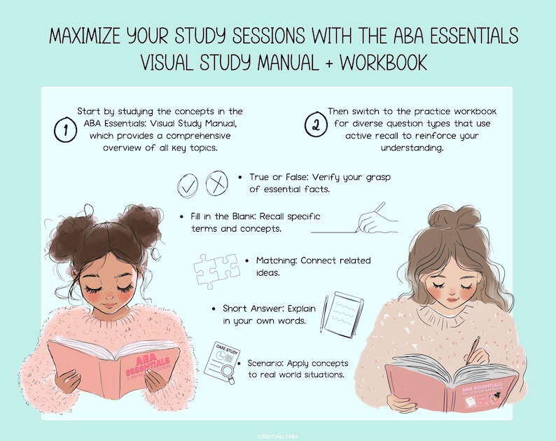 ABA Essentials: the Practice Workbook - Etsy