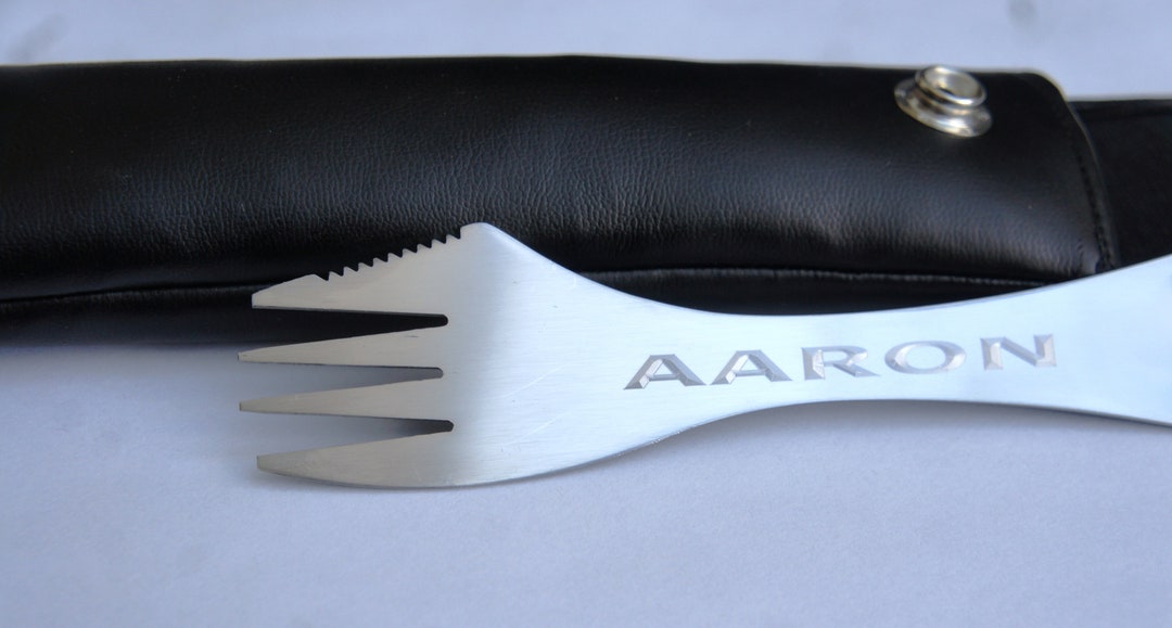 Personalized Stainless Steel Spork Engraved With Any Name/word - Etsy