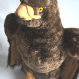 Hand Made SCOTTISH Golden Eagle Plush Toy Stunning 14 Standing ...