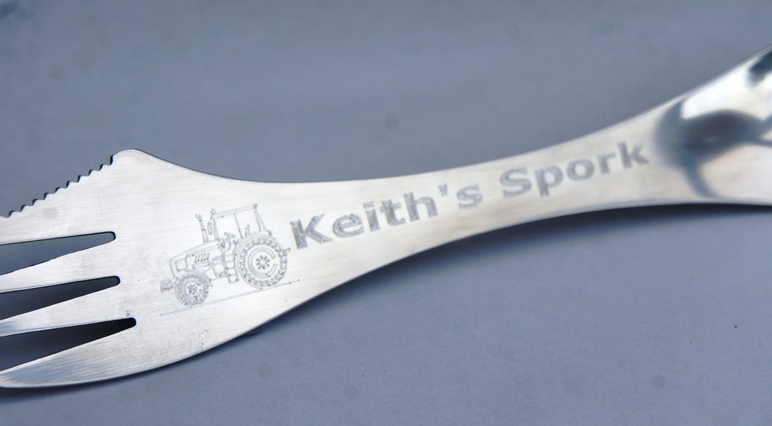Personalized Tractor Spork Ideal Gift for Fathers Day Dad's Birthday ...