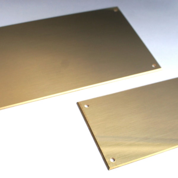 Brass Plaque - Etsy