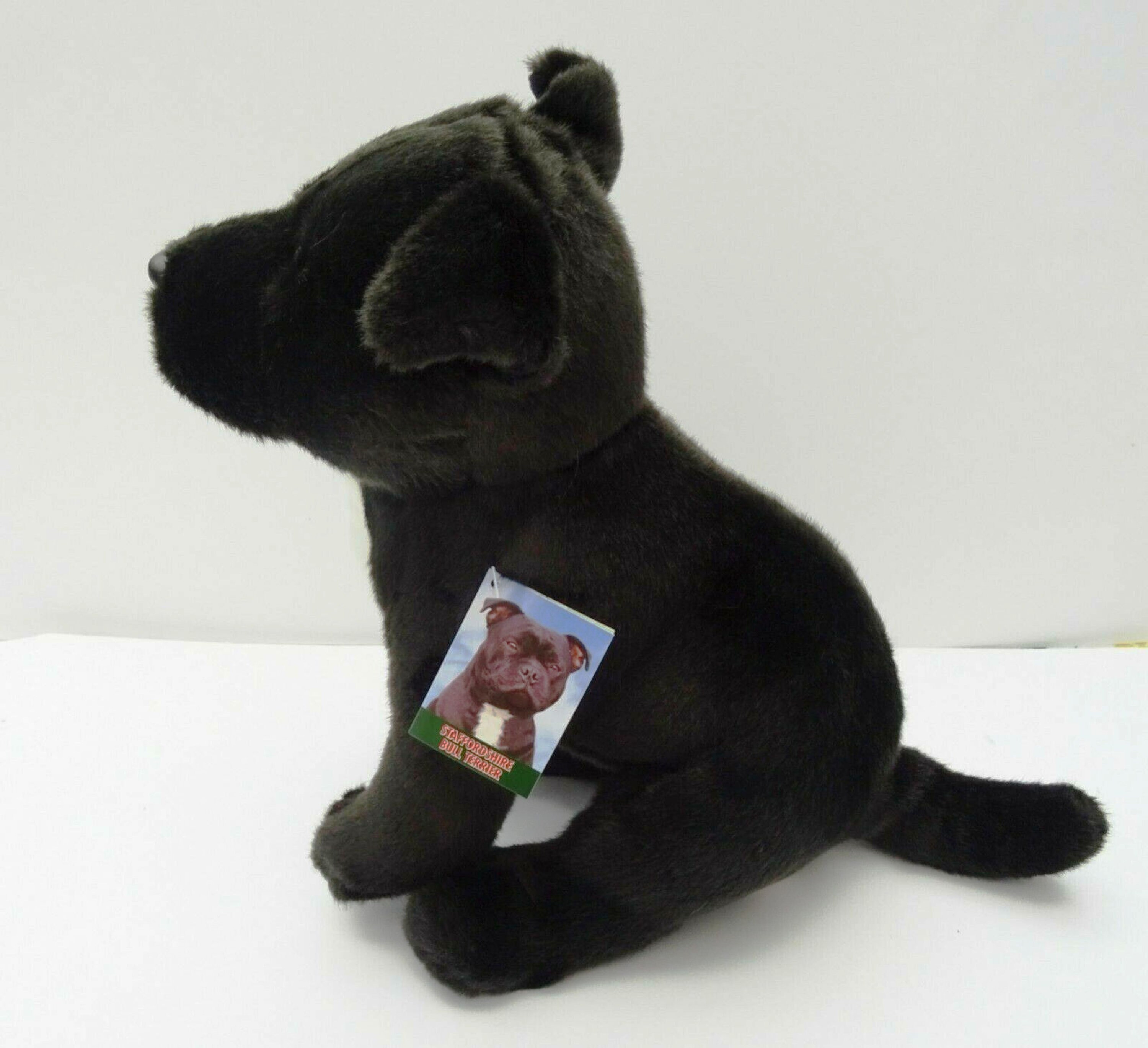 Hand Made Plush Black Staffie Staffordshire Bull Terrier - Etsy