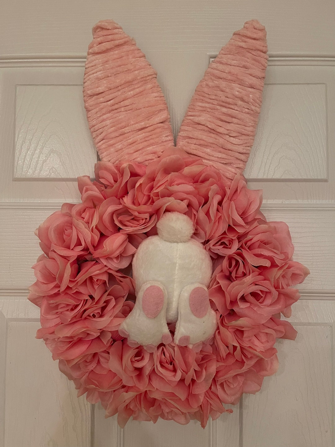 Easter Bunny Ears Wreath - Etsy