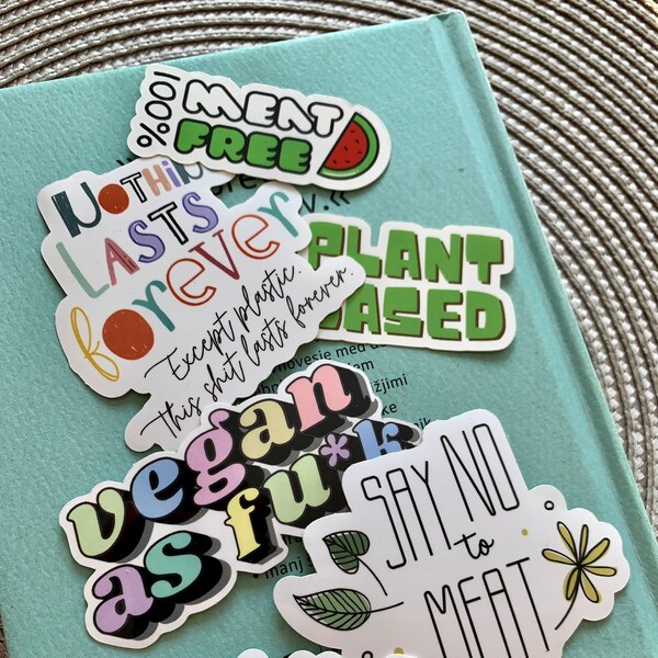 Vegan Sticker - Etsy