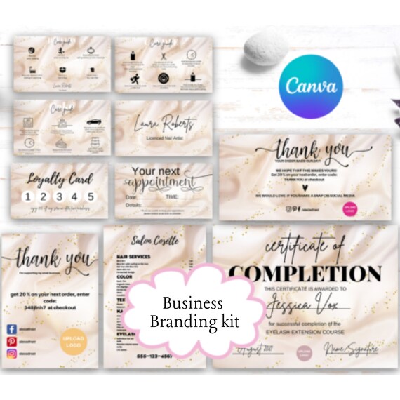 DIY Business Branding Kit Branding Kit and Logos Instant - Etsy