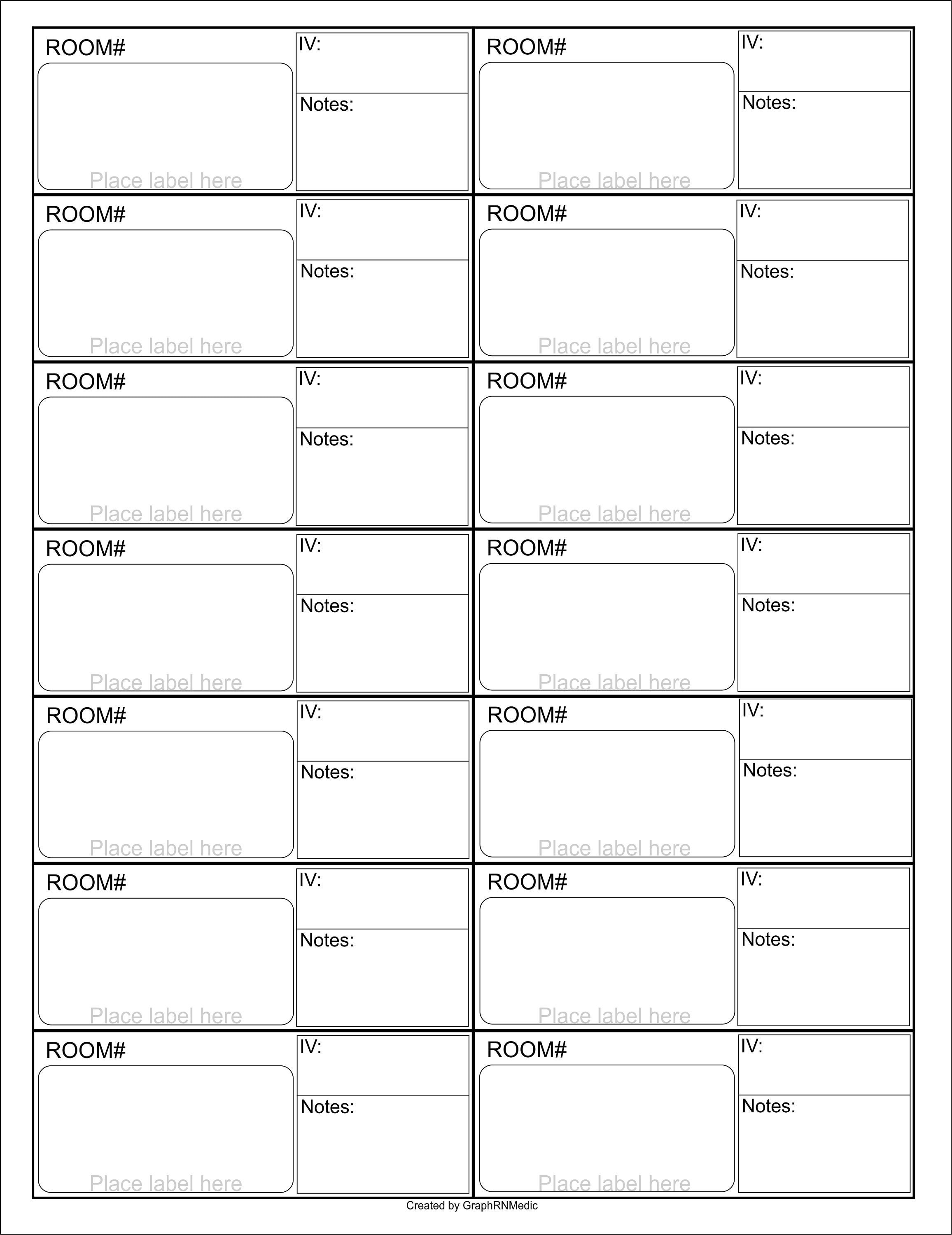 ER Nurse Quick Patient Reference Sheet Digital - Etsy