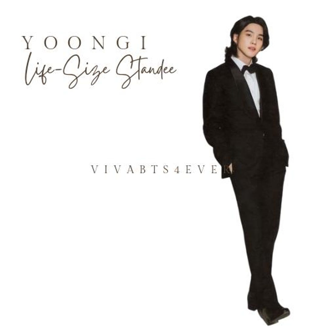 BTS Suga Yoongi Life Size Standee - Etsy