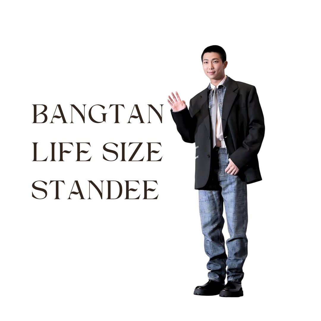 BTS Namjoon RM Life Size Standee K-pop Room Decor Cutout for Fans ...