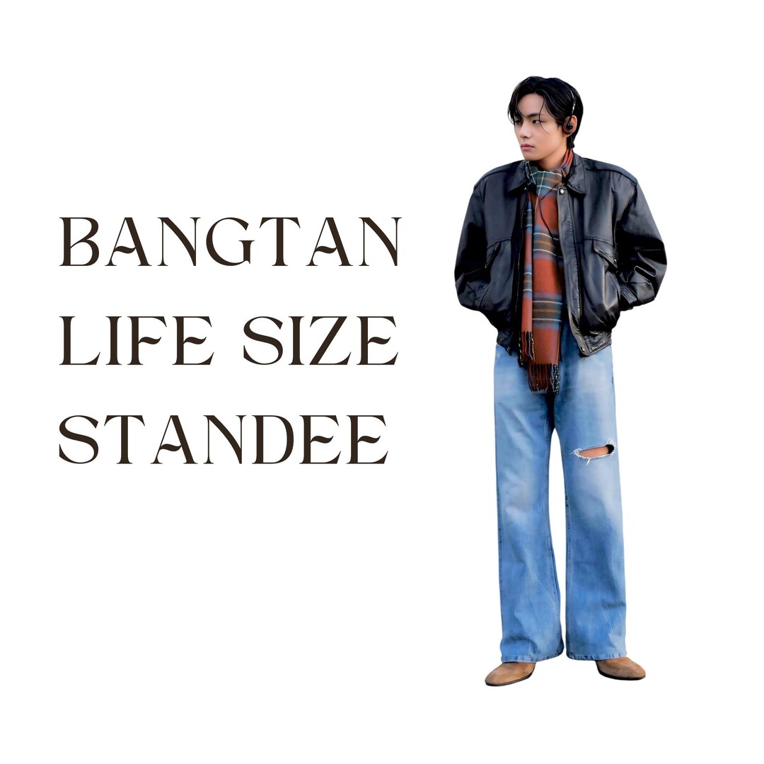 BTS V Taehyung Tae Life Size Standee K-pop Room Decor Cutout for Fans ...