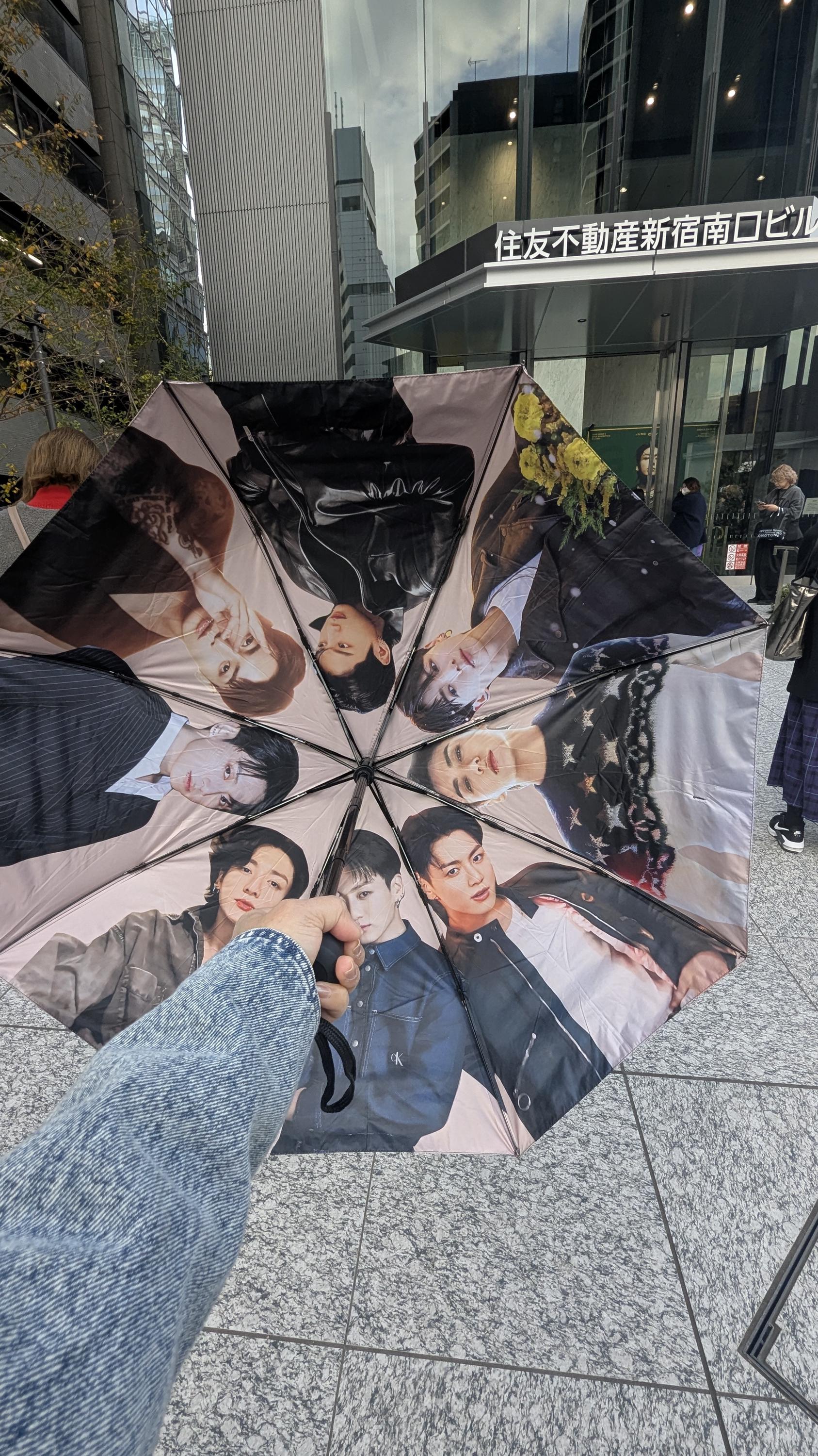 BTS NEW 2nd Design Jung Kook Hot Umbrella Print 8 Panels Photos - Etsy