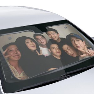 BTS Bangtan OT7 Car Sunshades Window Cover Jungkook Jin Namjoon Yoongi ...