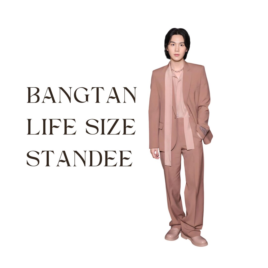 BTS Suga Yoongi Life Size Standee K-pop Room Decor Cutout for Fans ...