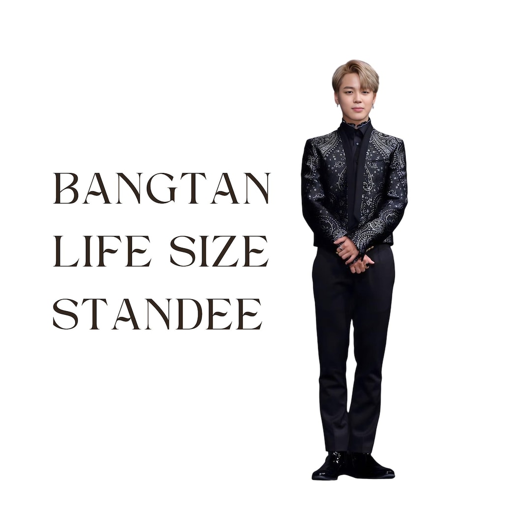BTS Jimin Life Size Standee K-pop Room Decor Cutout for Fans & Gift ...
