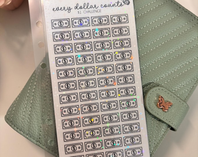 1s, 5s, 10s, 20s, 50s Savings Challenge - Etsy Canada