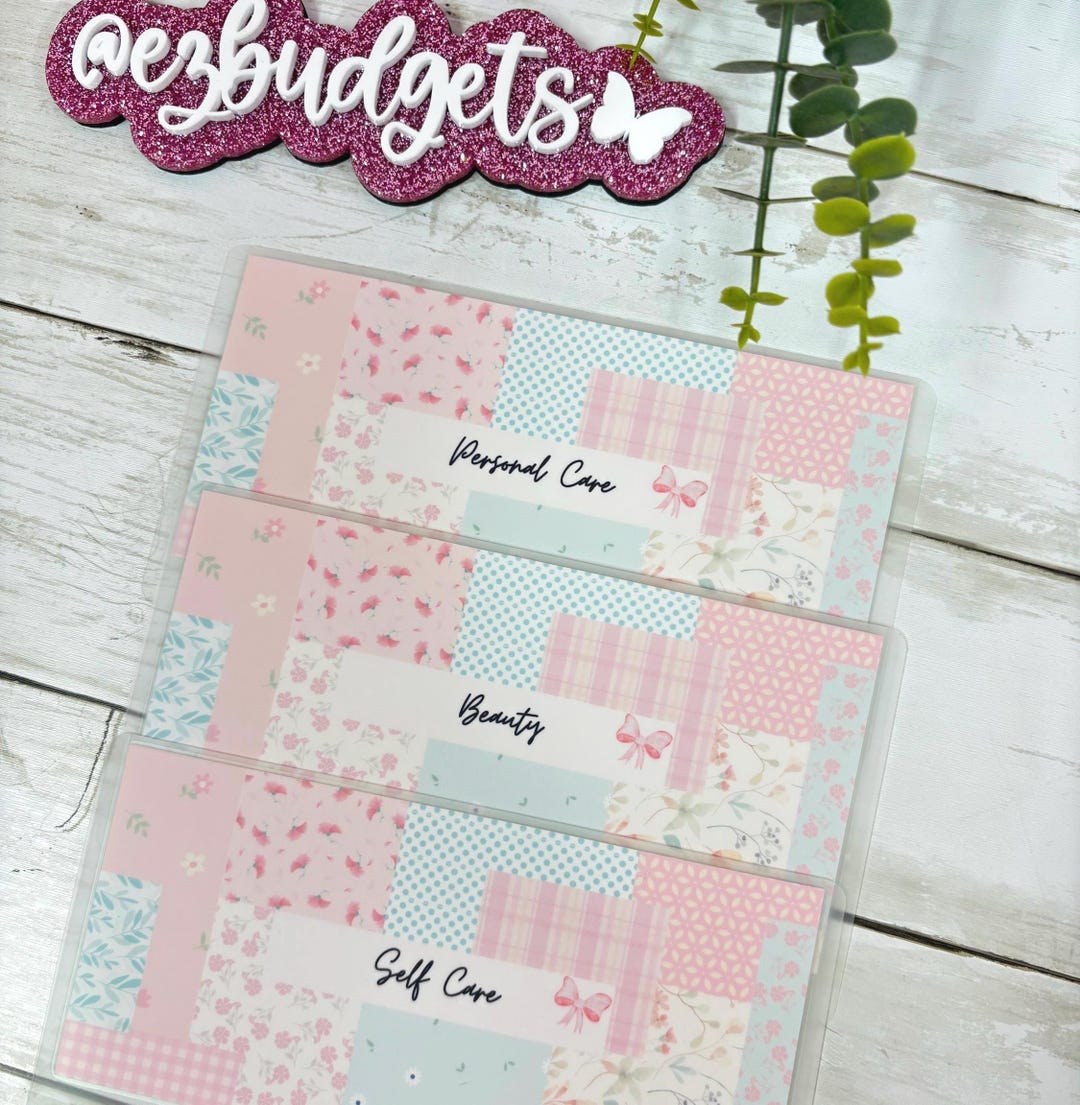 A6 Cash Envelopes for Budget Binders, Set of 3 Cash Envelope Bundle ...