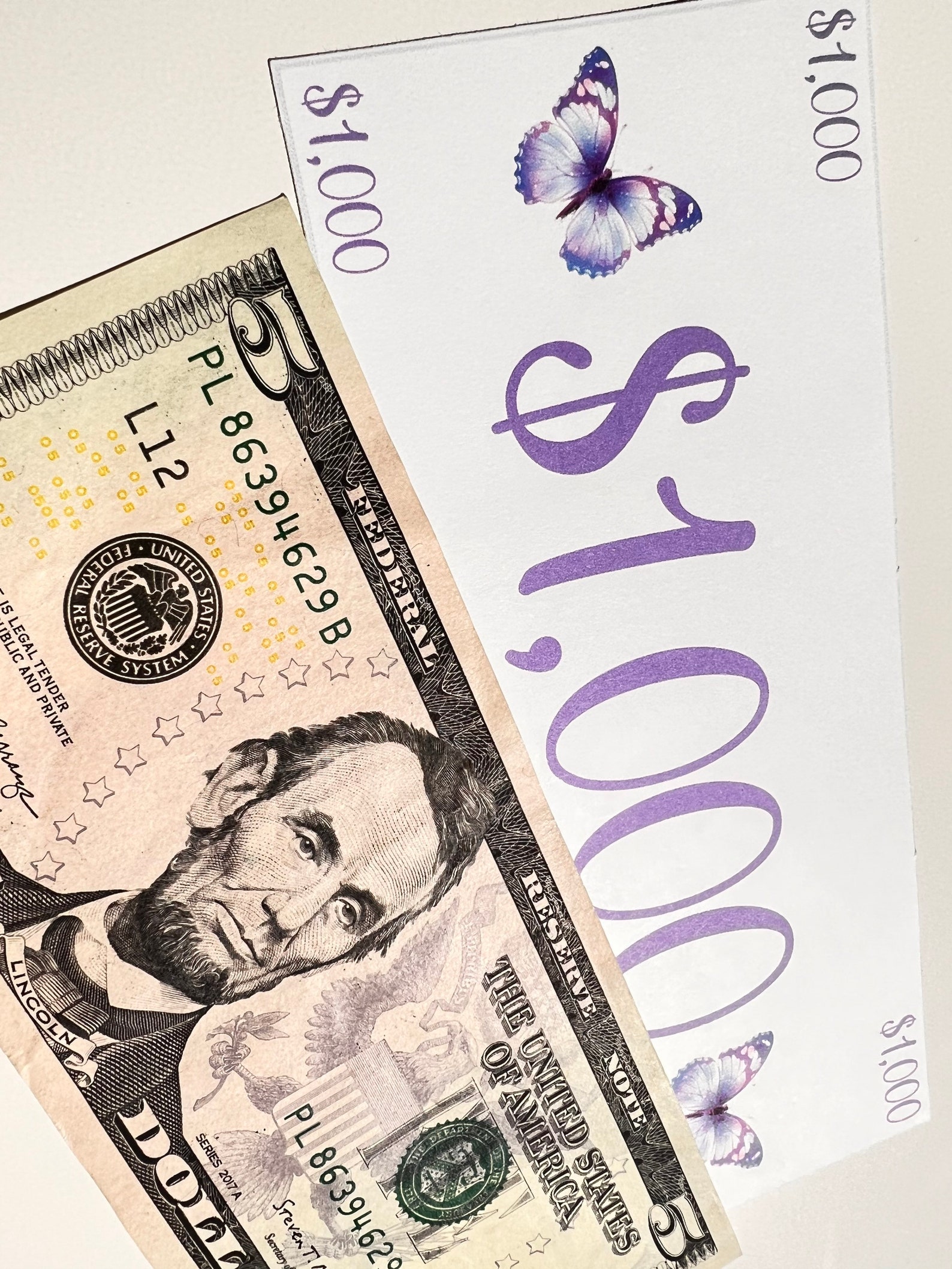 1k Placeholders, DIGITAL, Printable Prop Money, Place Holders for ...